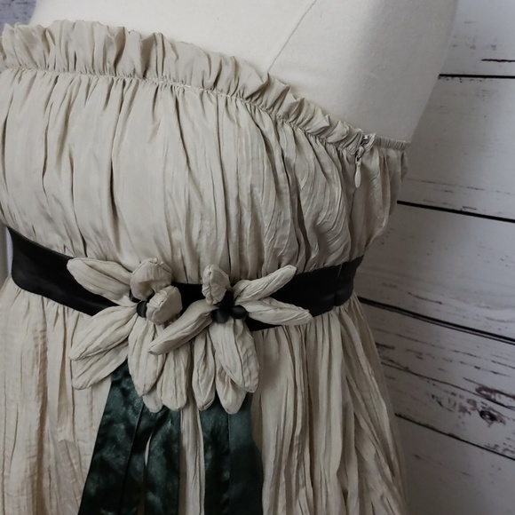 Anthropologie | Dresses | Ryu Anthropologie Crinkle Strapless Dress M ...